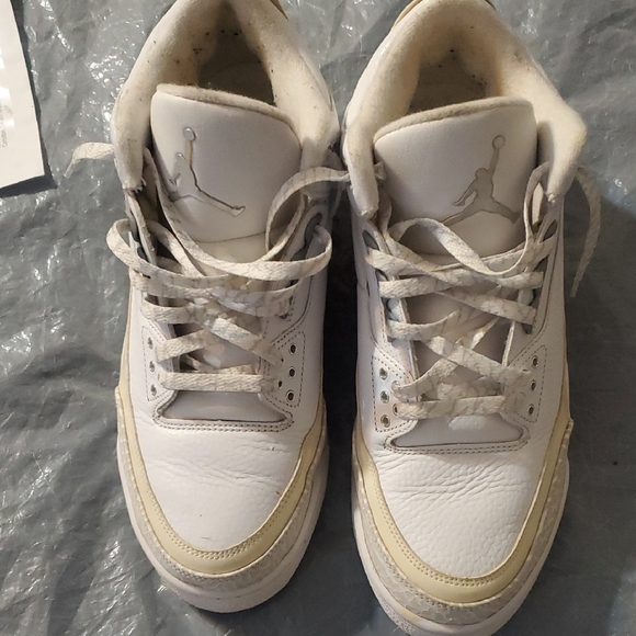 Jordan | Shoes | Jordan White And Cream Sneakers | Poshmark